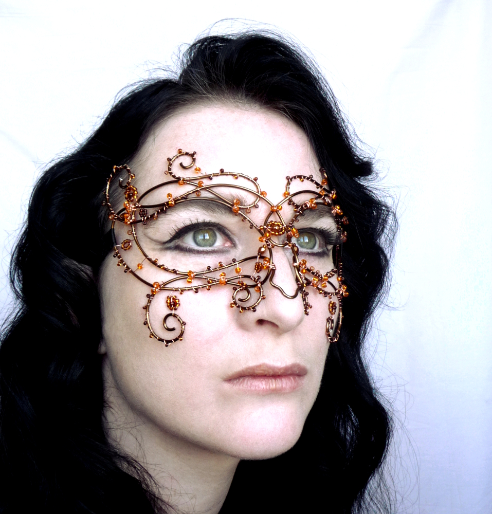 Bronze Wire Vine Masquerade Mask on Luulla