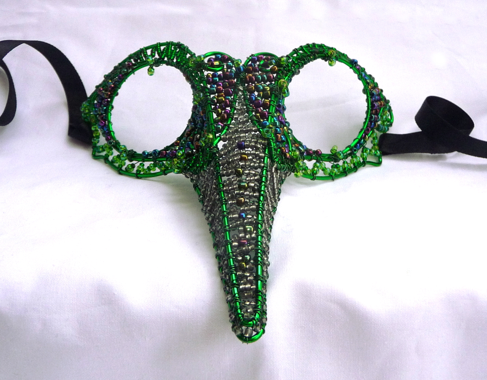 Green Humming Bird Mask, Ladies, Handmade on Luulla